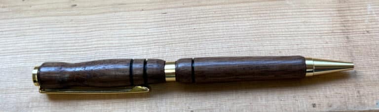 Wood Turning Project: Turn a Slimline Wood Pen - Lathe Matters